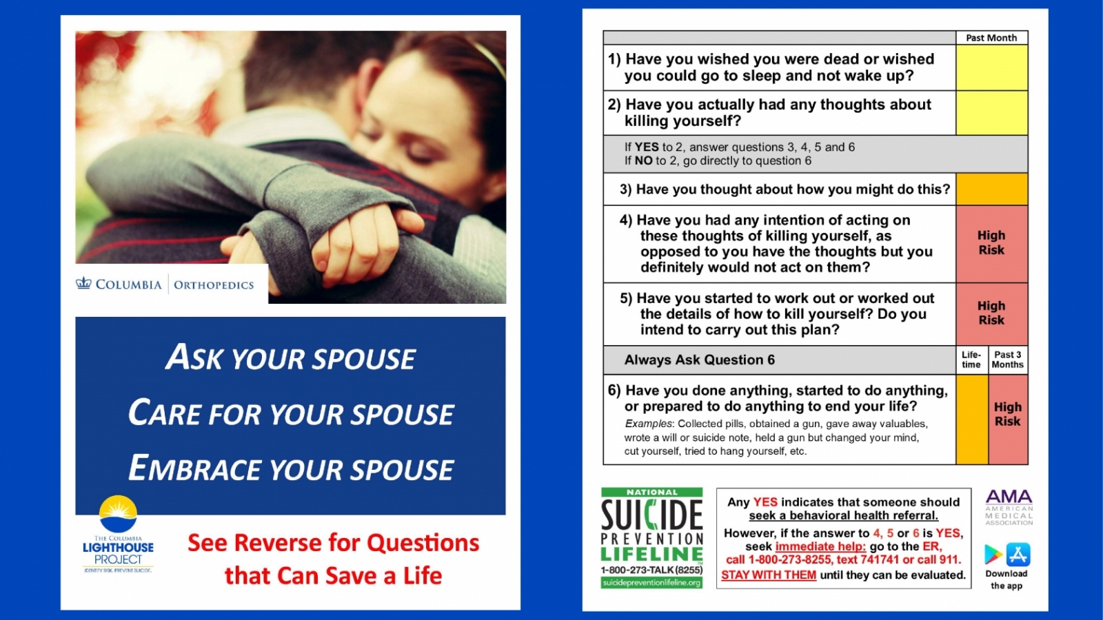 A Simple Set of 6 Questions to Screen for Suicide | Columbia University ...