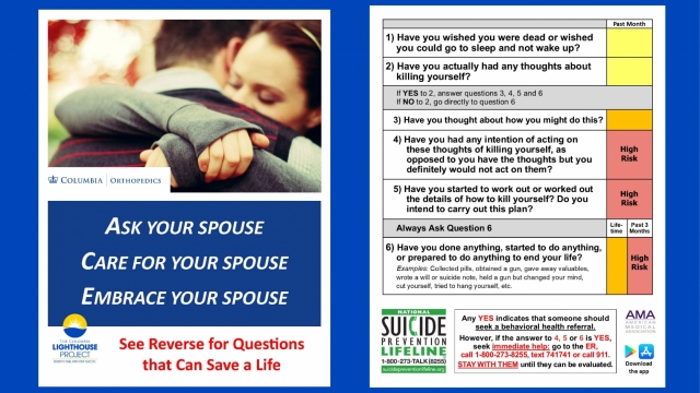 Suicide Prevention | Columbia University Department of Psychiatry